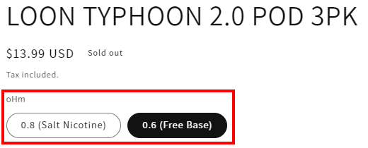 LOON Typhoon 2.0/Pods – The Loon